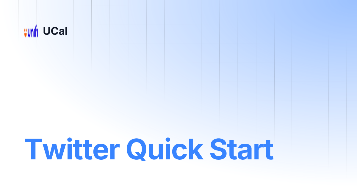 Twitter Quick Start | UCal